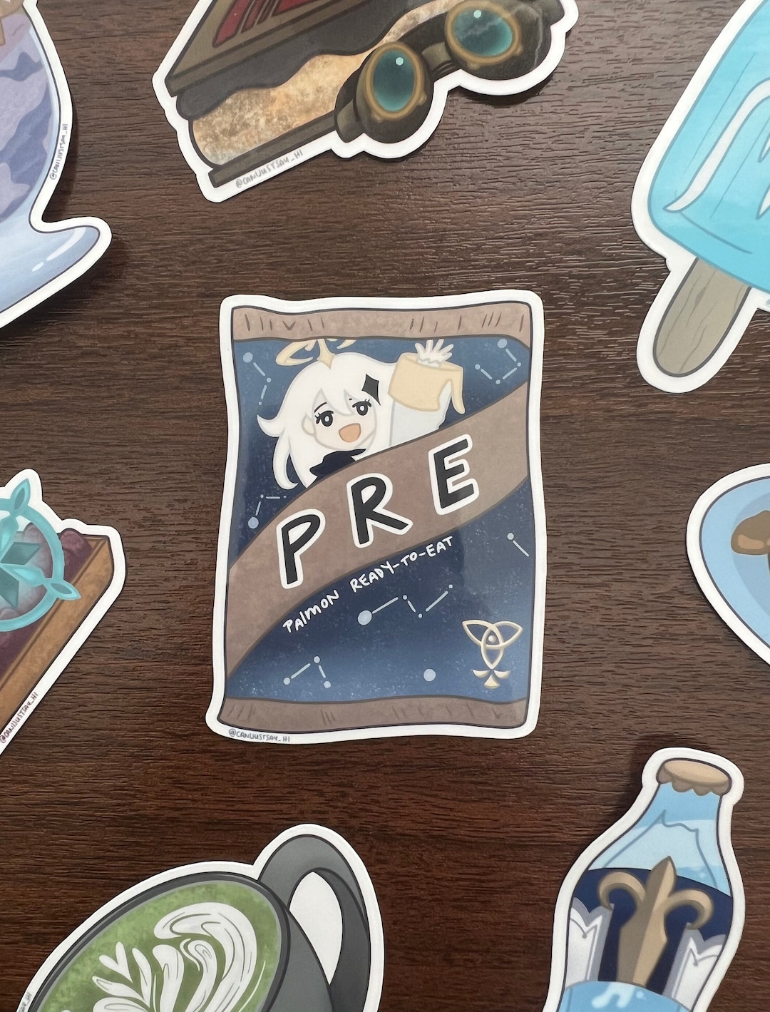 Genshin Impact Paimon MRE Sticker - Etsy