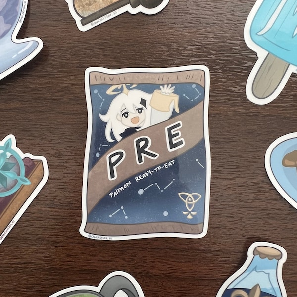 Genshin Paimon Sticker - Etsy