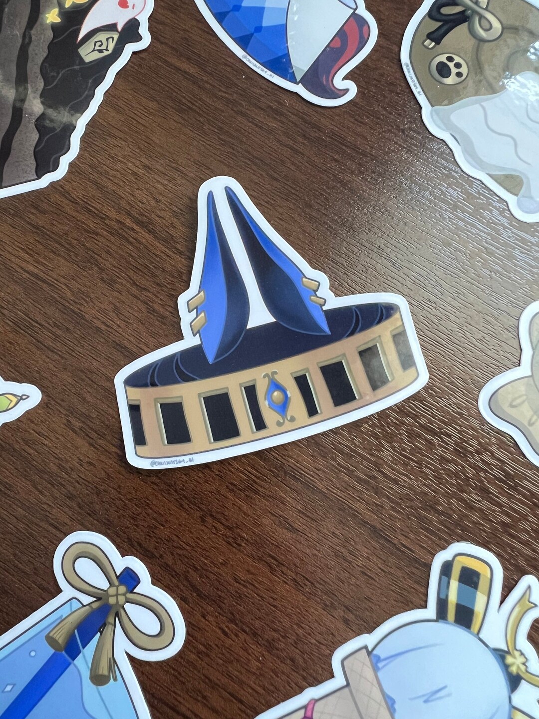 Genshin Impact Cyno Cake Sticker - Etsy