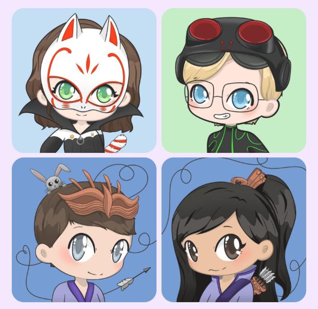 Custom Chibi Avatar, Custom Chibi PFP, Chibi Commission, Custom Chibi ...
