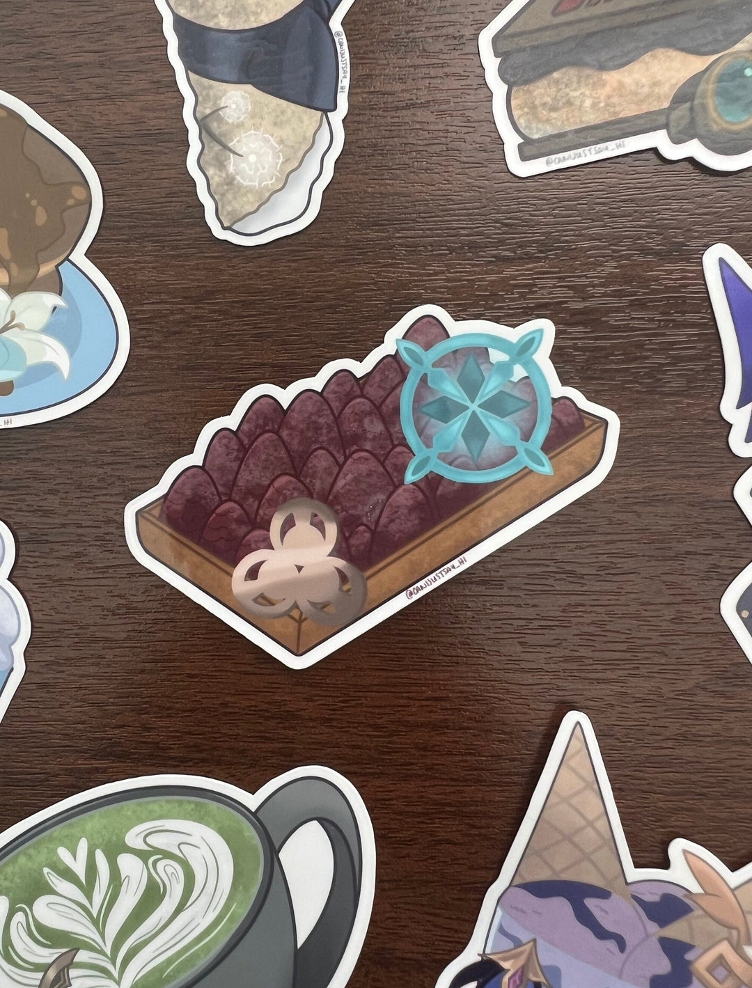 Genshin Impact Heizou Raspberry Tarte Sticker - Etsy
