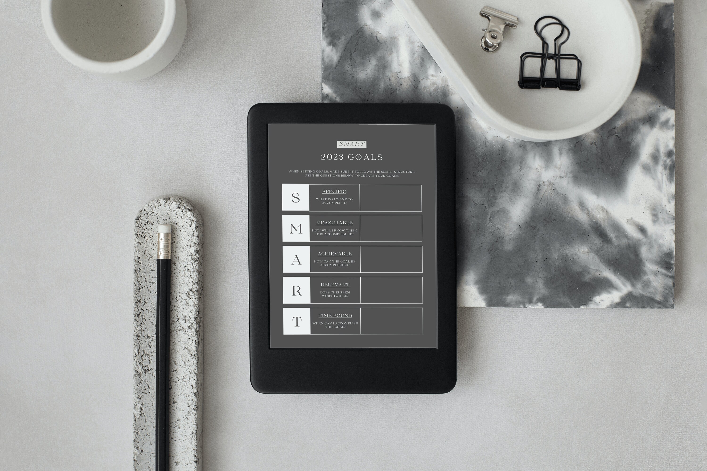 SMART 2023 Goal Planner, Goal Setting Digital Planner Template ...