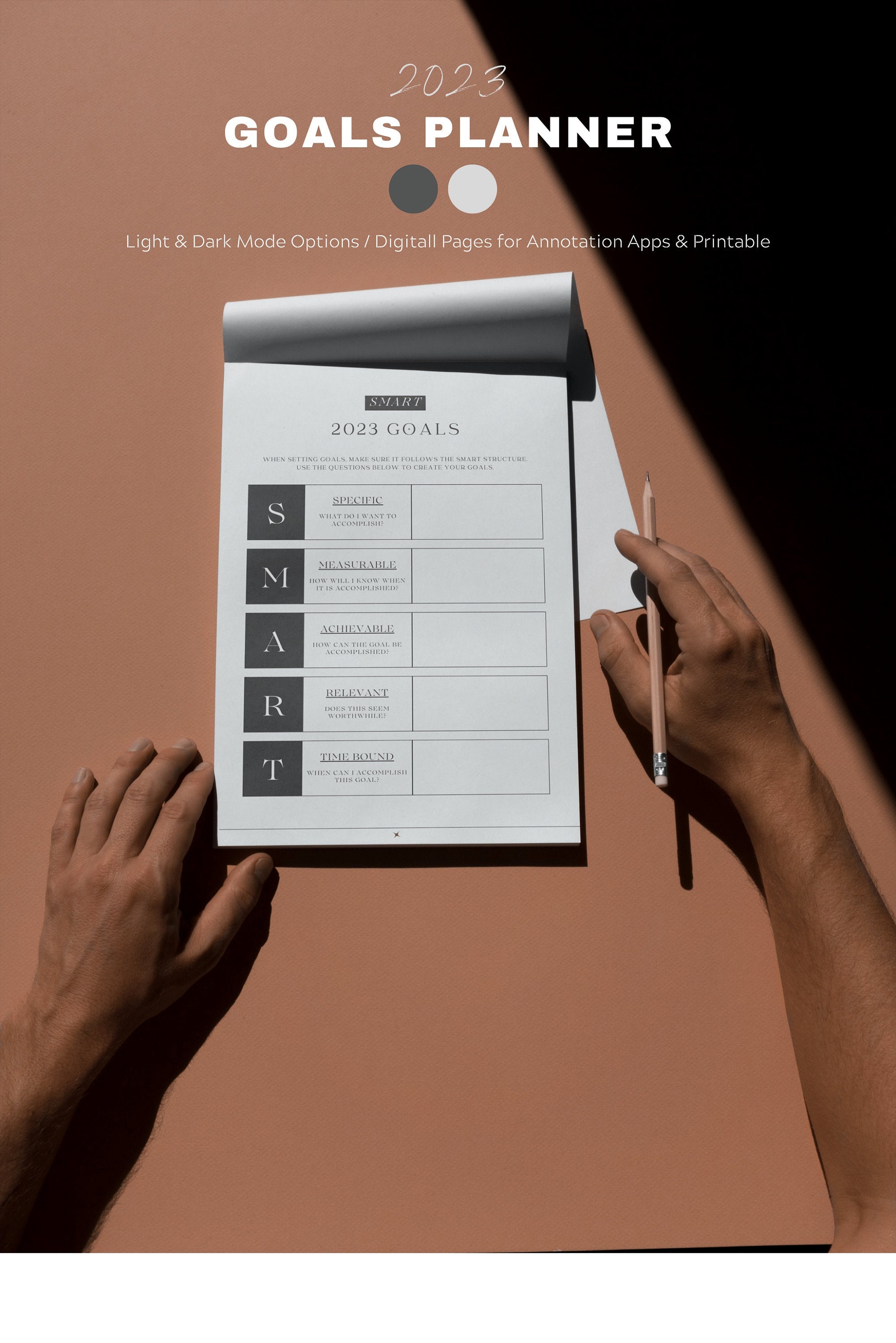 SMART 2023 Goal Planner, Goal Setting Digital Planner Template ...