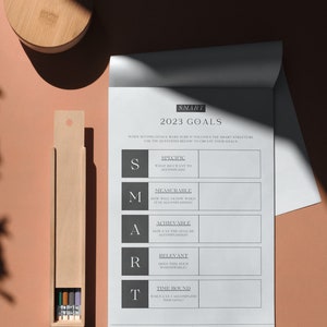 SMART 2023 Goal Planner, Goal Setting Digital Planner Template ...