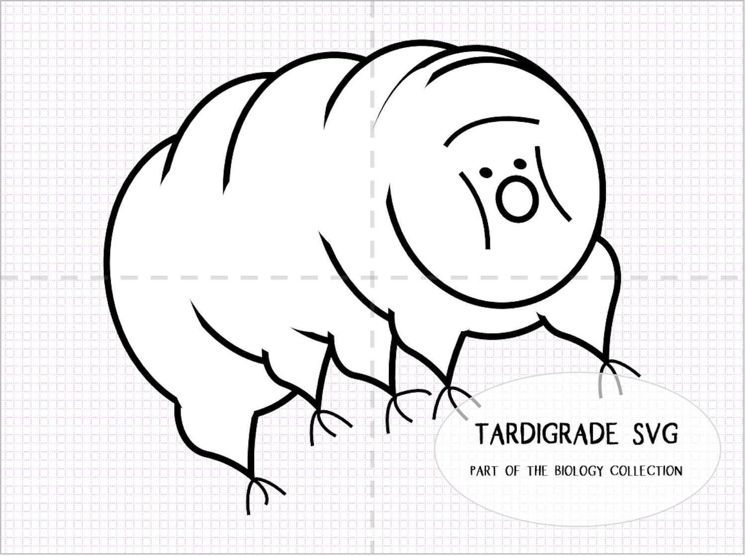 Tardigrade SVG Files - Etsy