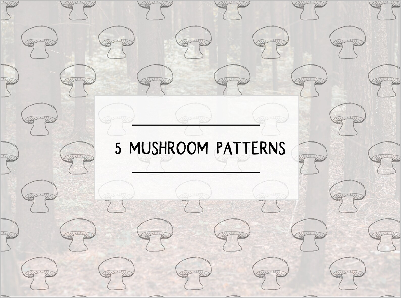 Mushroom Clip Art Bundle Biology Clip Art Collection - Etsy