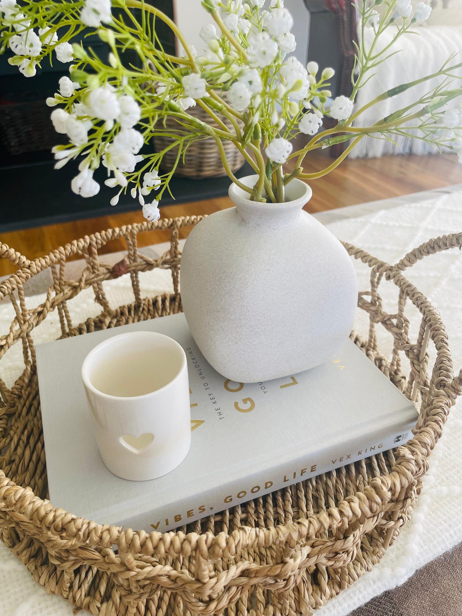 Tasha Textured Vase | Neutral Rustic Modern Country Style Vase | New ...
