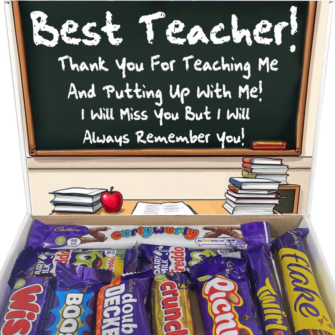 Personalised Thank You TEACHER LETTERBOX GIFT - Etsy