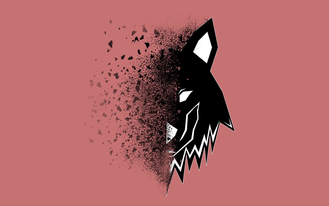 Customizable "fading Wolf" Printable Art - Etsy
