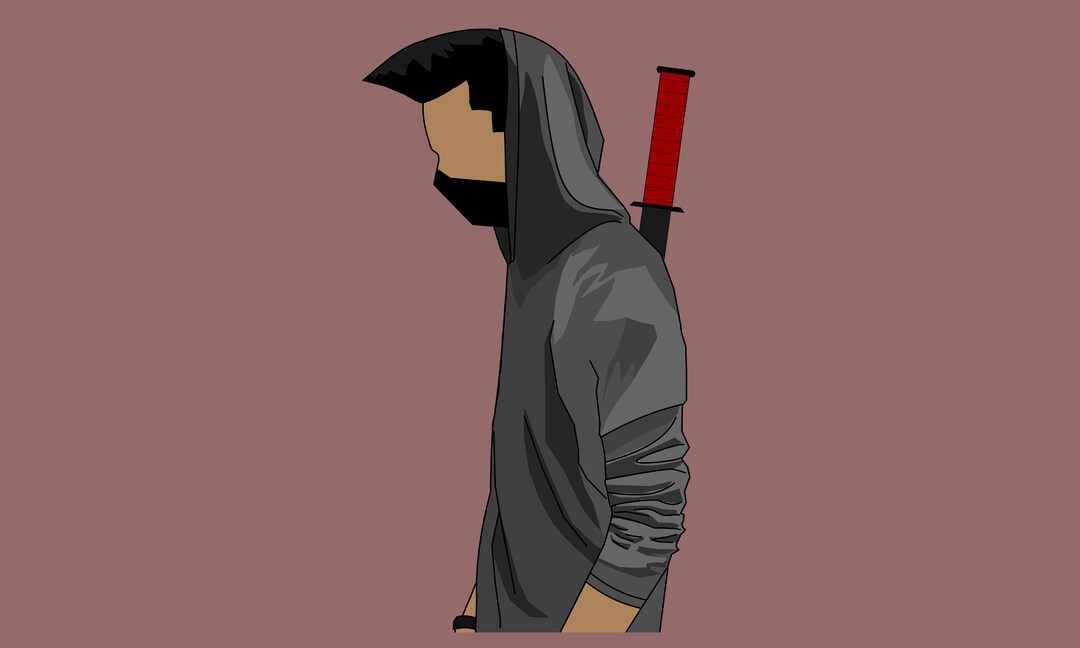 Customizable Chill Ninja Vector Art - Etsy