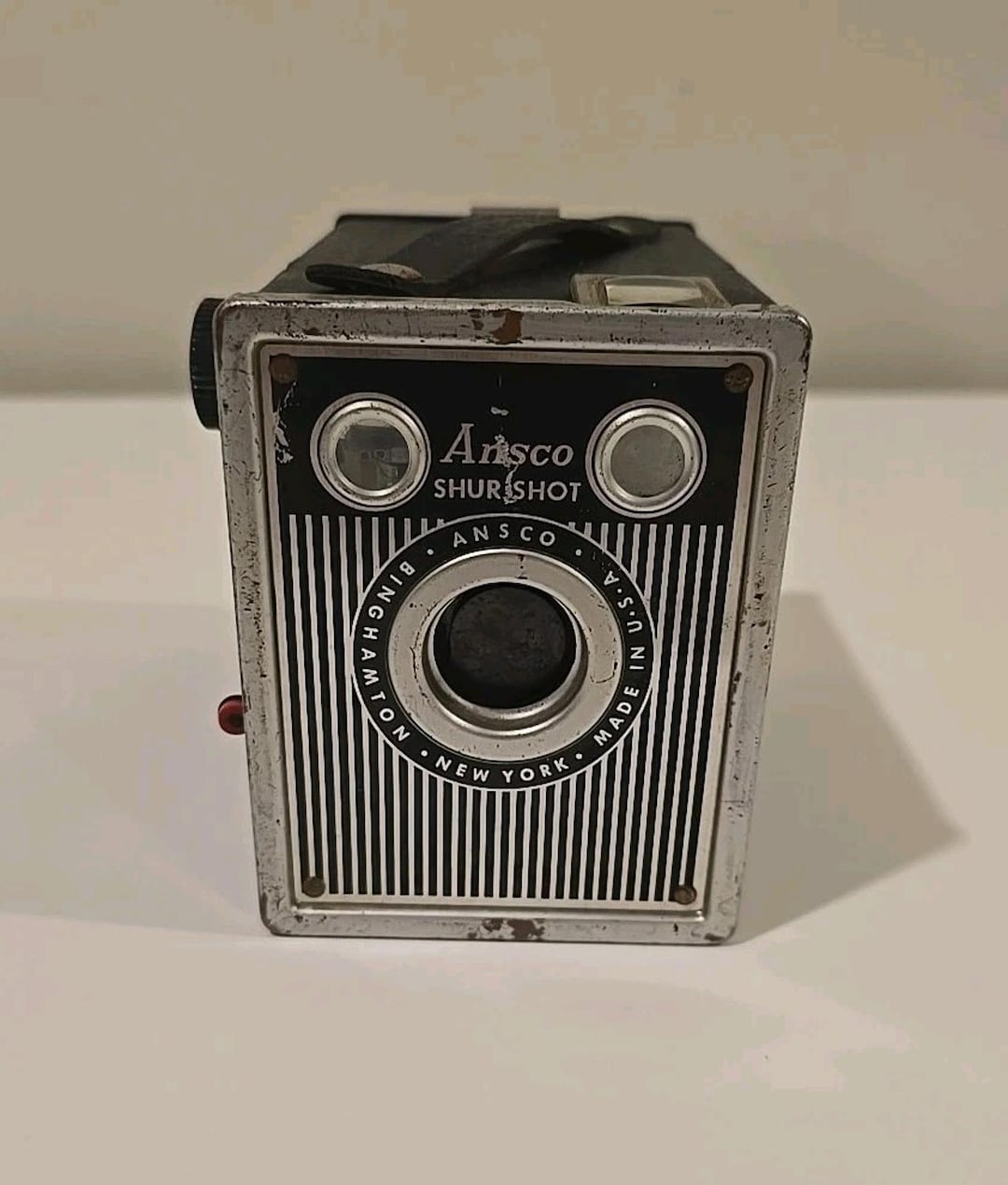 Antique Box Camera Ansco Sure Shot Clear Glass Shutter Works - Etsy