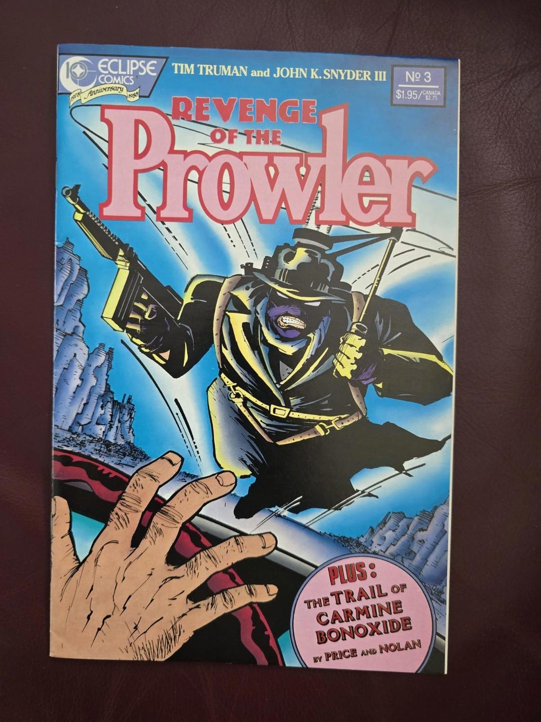 Revenge of the Prowler (1988) #3 Eclipse Comics - Etsy