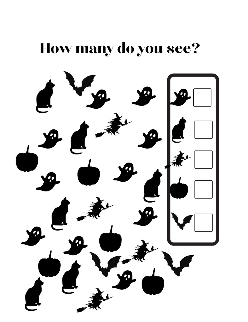 Halloween Activity Pages for Kids Coloring Pages, Word Search, Mazes ...