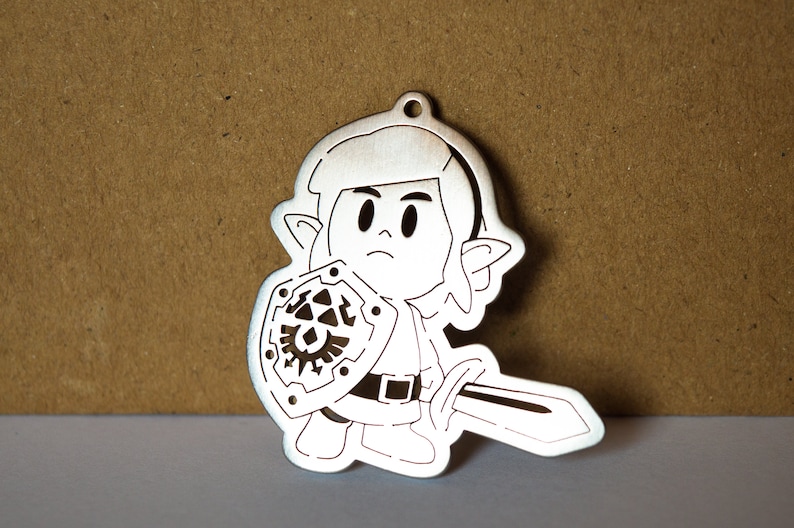 Fanmade Link Key Ring, in Stainless Steel. Nerd Gift From the Game the ...