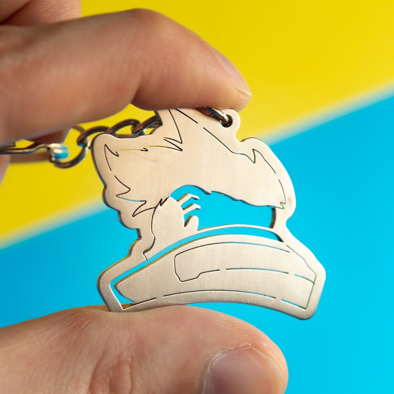 Fanmade Cyberpunk Character Keychain. Inspired by the Futuristic Anime ...