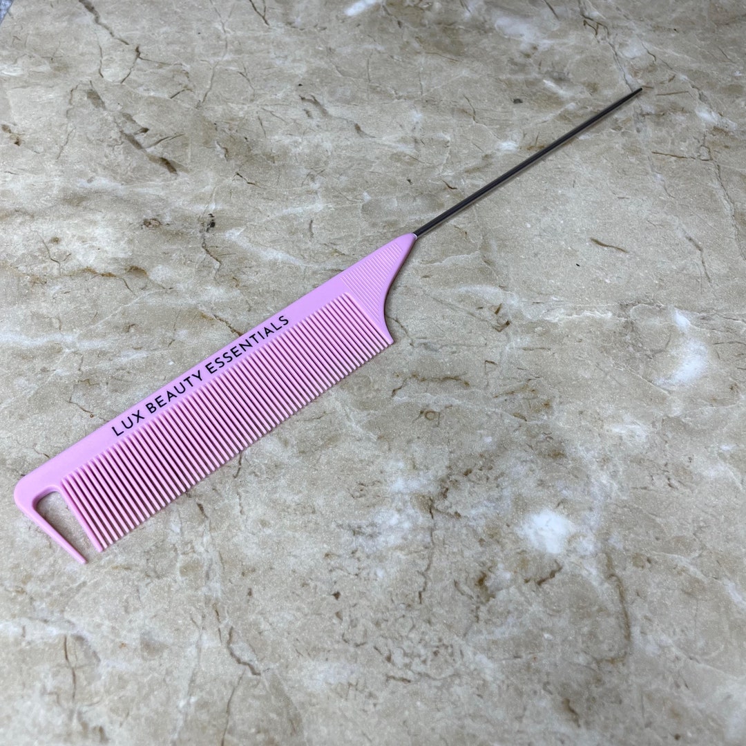 Lux Precision Comb - Fine Tooth Comb for Sleek Parting & Edge Styling ...