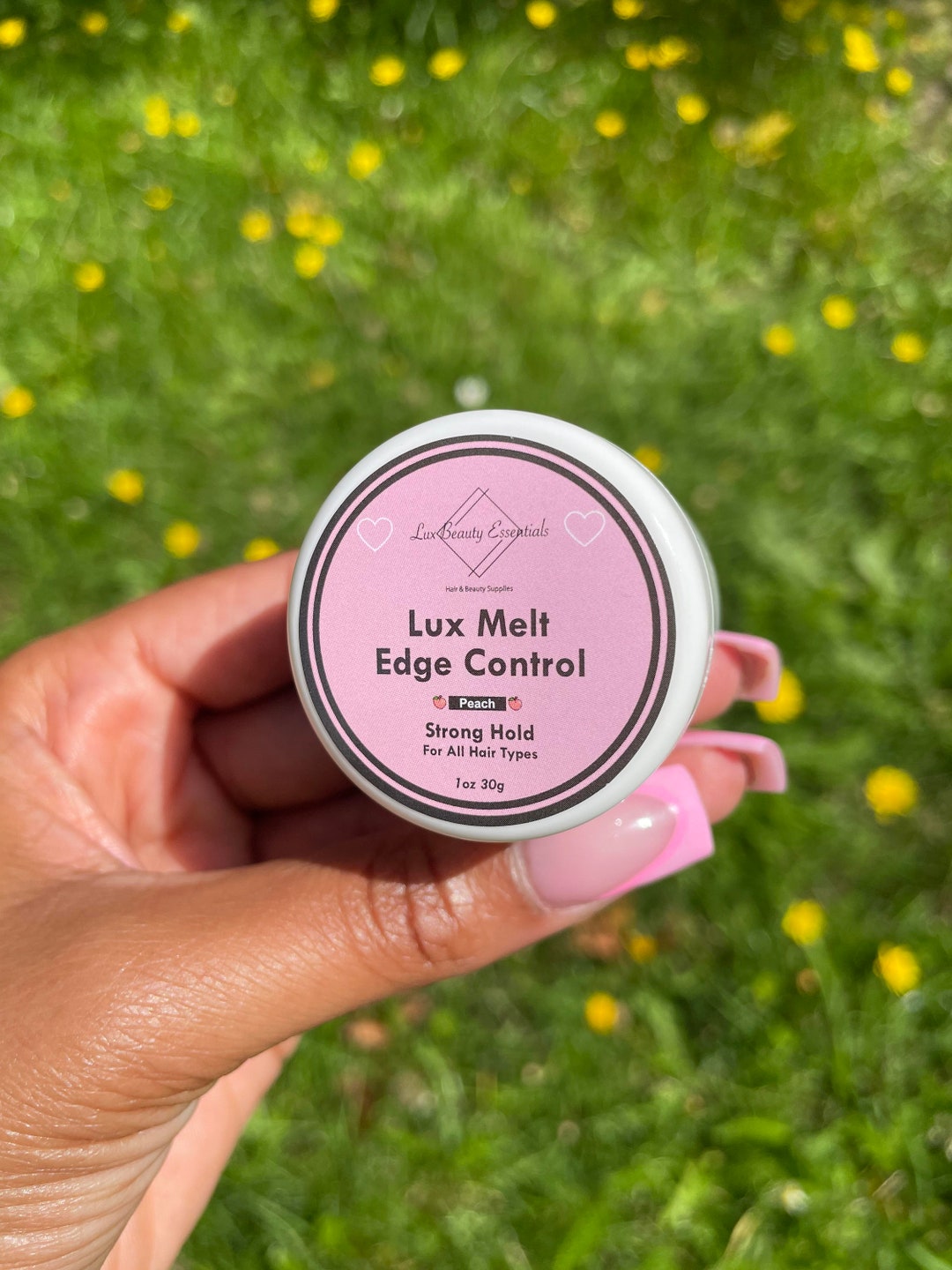 Lux Melt Edge Control - Mini Edition - Peach Scent- to Lay Your Baby ...