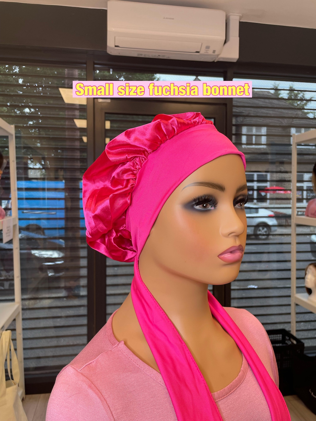 Lux Hair Bonnet small Size Single Lined Satin Material - Etsy UK