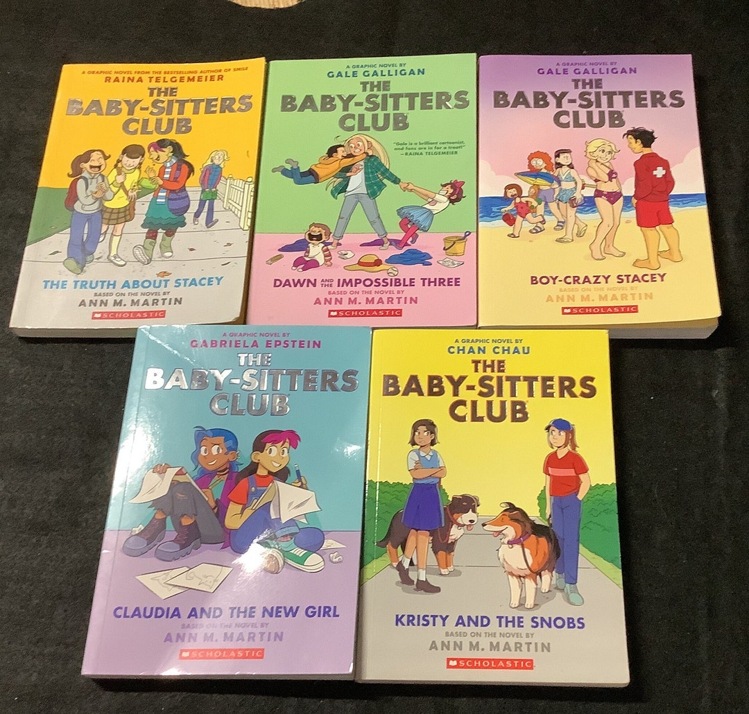 The Baby-sitters Club Graphic Novels Comic Book Set of 5 by Ann M ...