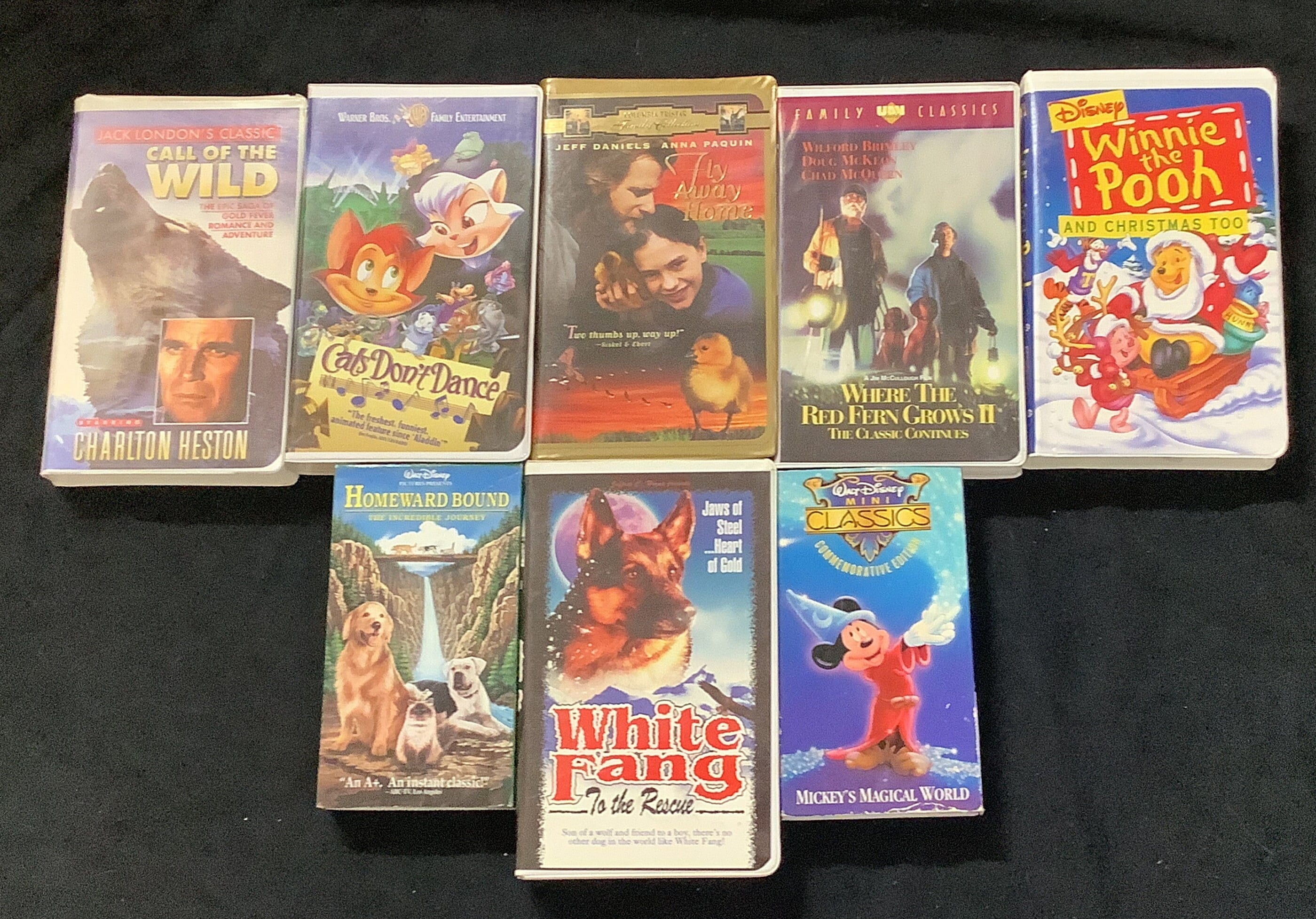 Second 2 VHS You Choose, BUILD A LOT, Classic Disney Pick 1980s 1990s ...