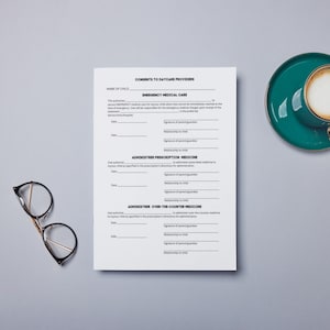 DAYCARE ENROLLMENT FORMS/ Childcare Center Printable Daycare Contract ...