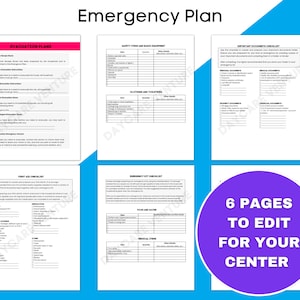 Daycare Forms Complete Package , Daycare Forms, Daycare Handbook ...