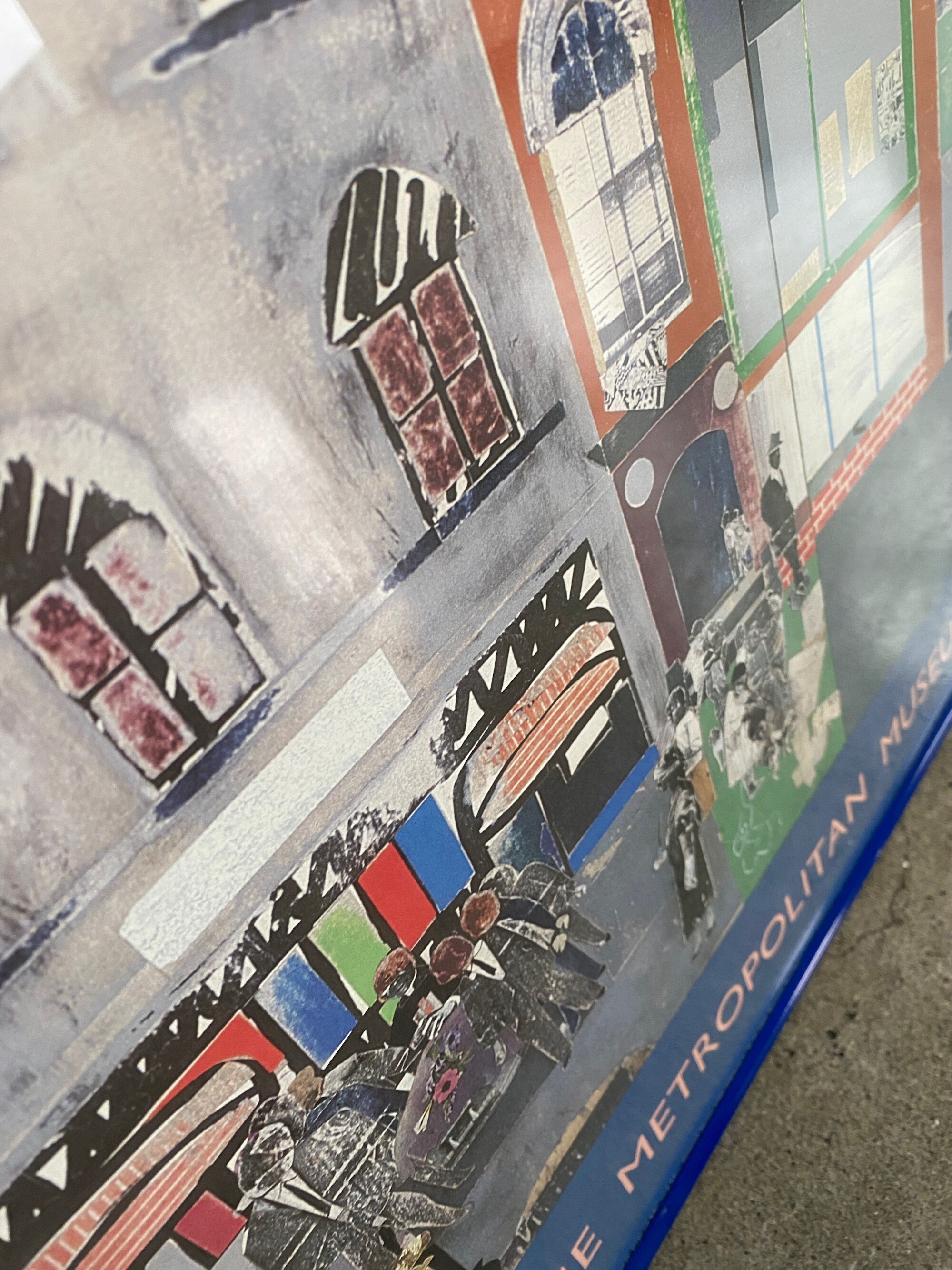 Romare Bearden Vintage Framed Exhibition Print, the Block, Left Detail ...