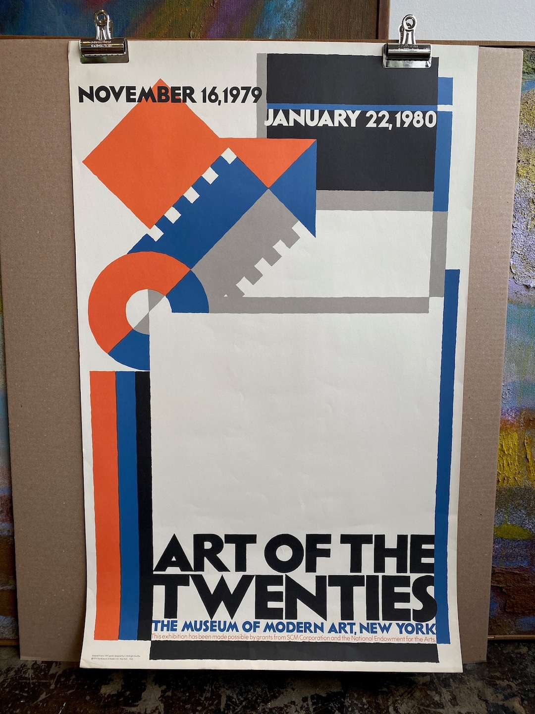 Art of the Twenties 1979 Art Deco Moma Exhibition Poster - Etsy