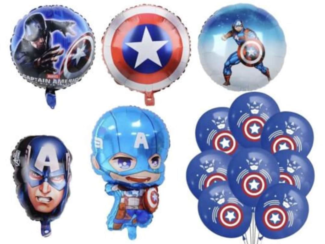 Captain America Balloon Set Birthday Party Decorations 13 Piece Set ...