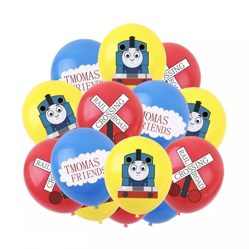 Thomas the Tank Engine X10 Latex Balloons Birthday Party - Etsy