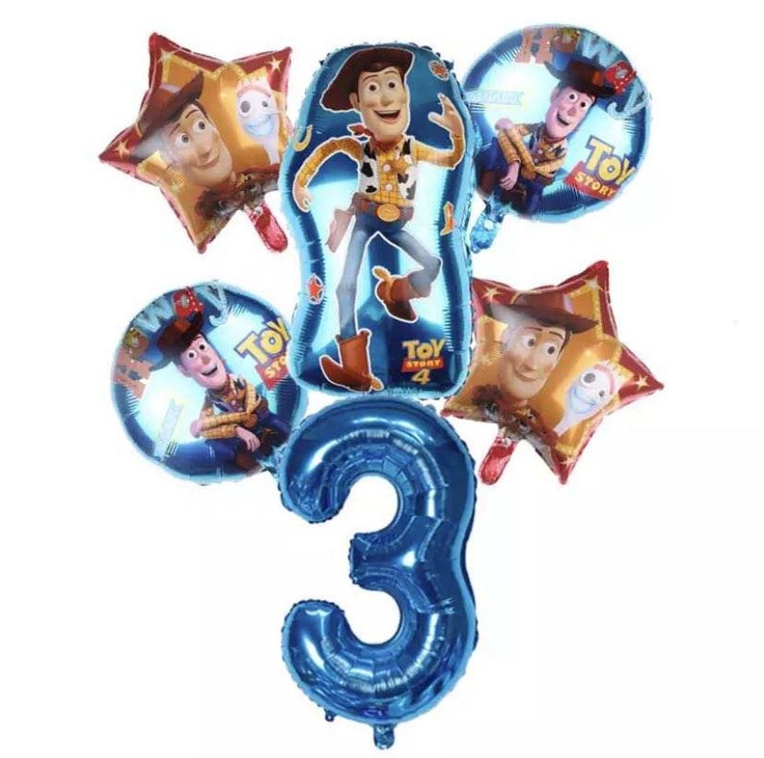 Toy Story Woody BALLOON SET for 3rd Birthday Party Decoration Age 3 ...