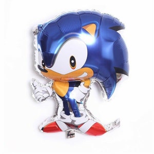 Sonic & Knuckles Age 6 Balloon Set Birthday Party Decoration Boys Girls ...