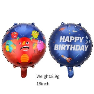 Little Monster Balloon Set Birthday Decorations Party 7 Pieces Balloons ...