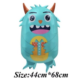 Little Monster Balloon Set Birthday Decorations Party 7 Pieces Balloons ...