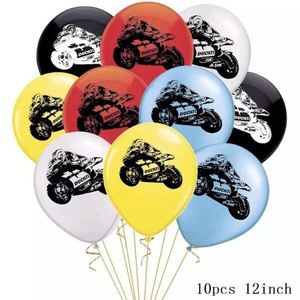 Motorcycle Balloon - Etsy UK