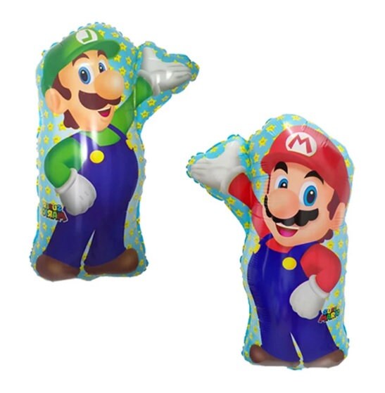 Super Mario & Luigi Age 6 Balloon Set Birthday Party - Etsy UK