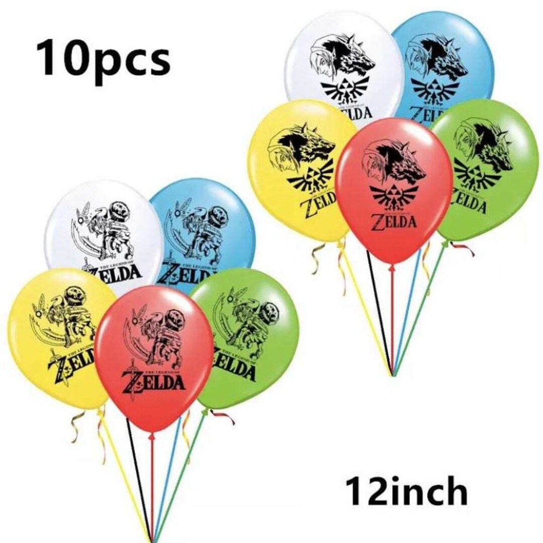 Zelda X10 Latex Balloons Birthday Party Decoration Boys Girls Kids ...