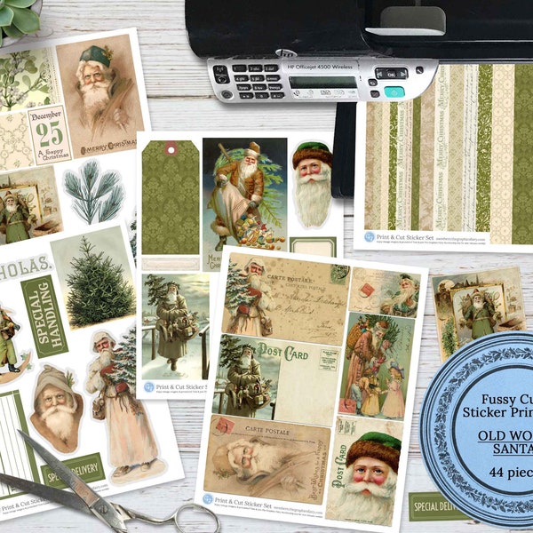 Victorian Santa - Etsy