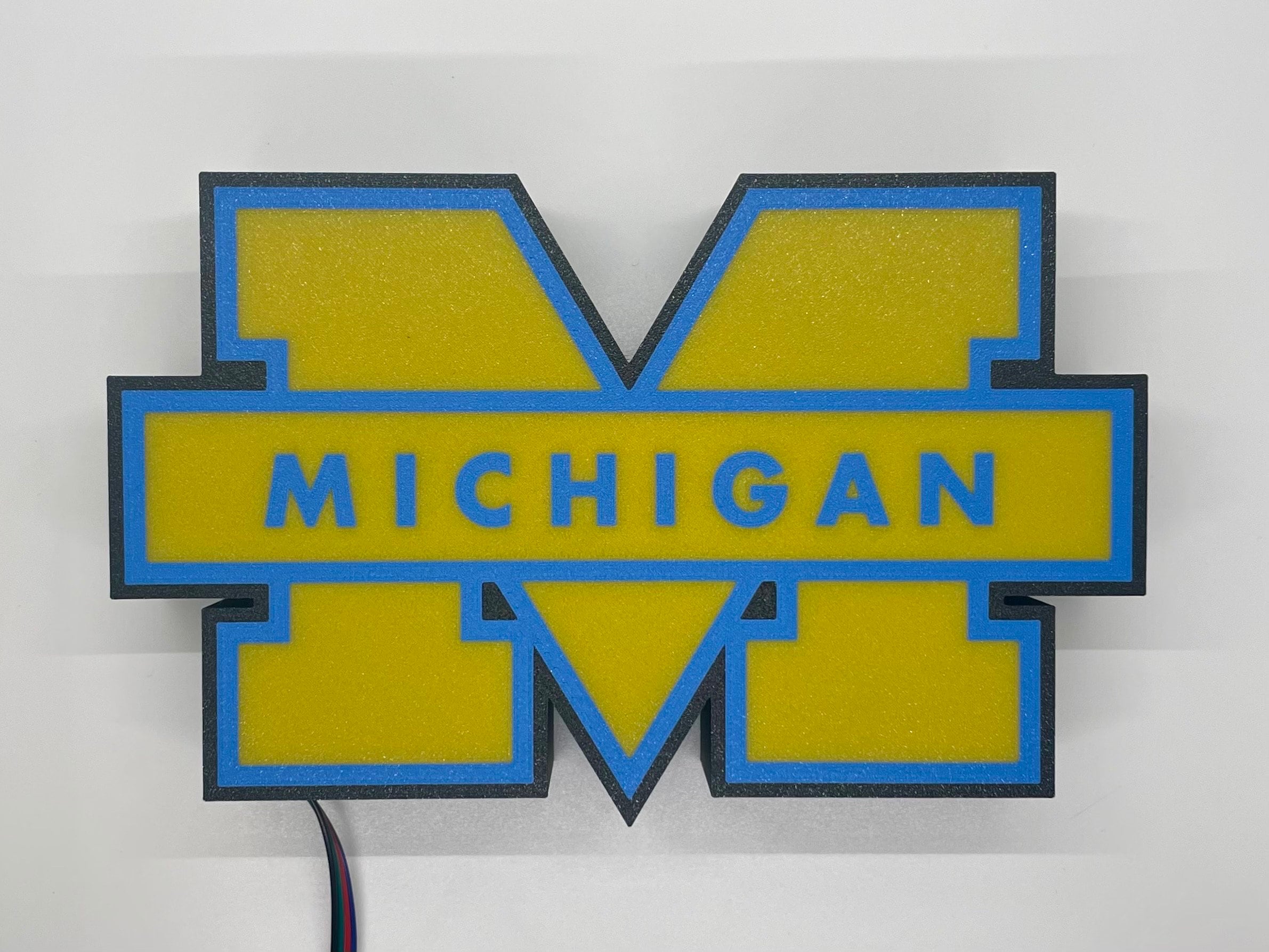 Michigan Sign, Uofm Light Box, University of Michigan Wall Sign, LED ...