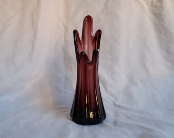 Murano Finger Glass Vase - Etsy UK