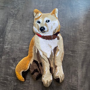 Tuftwonderrug Custom Pet Rugs Pet Portrait Rug Handmade Custom - Etsy