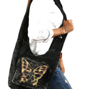 Golden Butterfly Crossbody Bag * Earth Divas * Midnight Faerie Deva ...