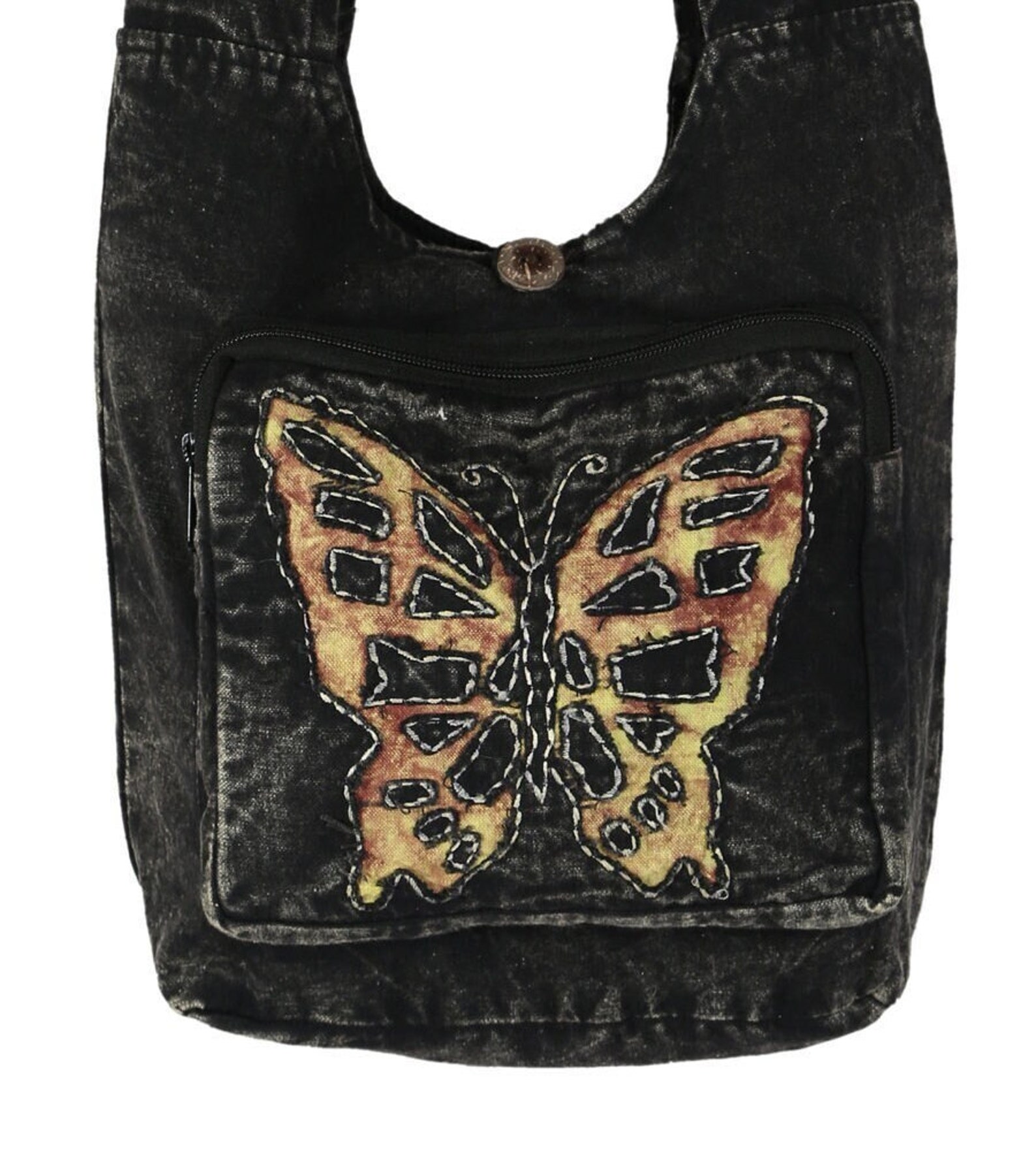 Golden Butterfly Crossbody Bag * Earth Divas * Midnight Faerie Deva ...