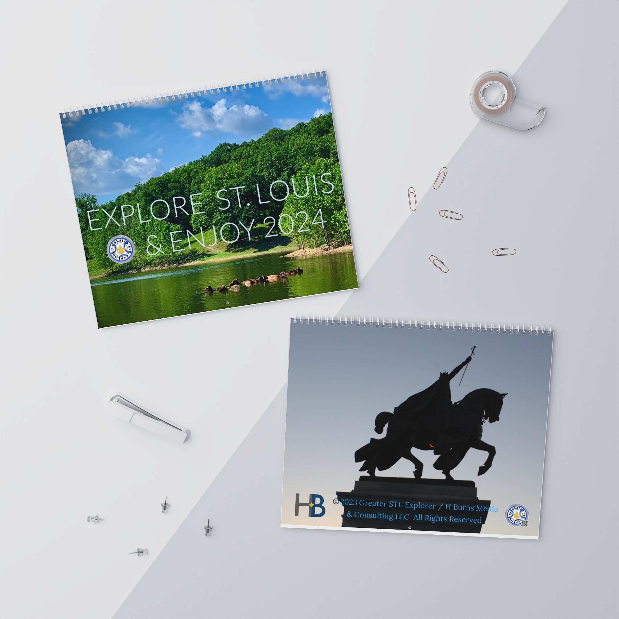 Explore St. Louis Wall 2024 Calendar - Etsy