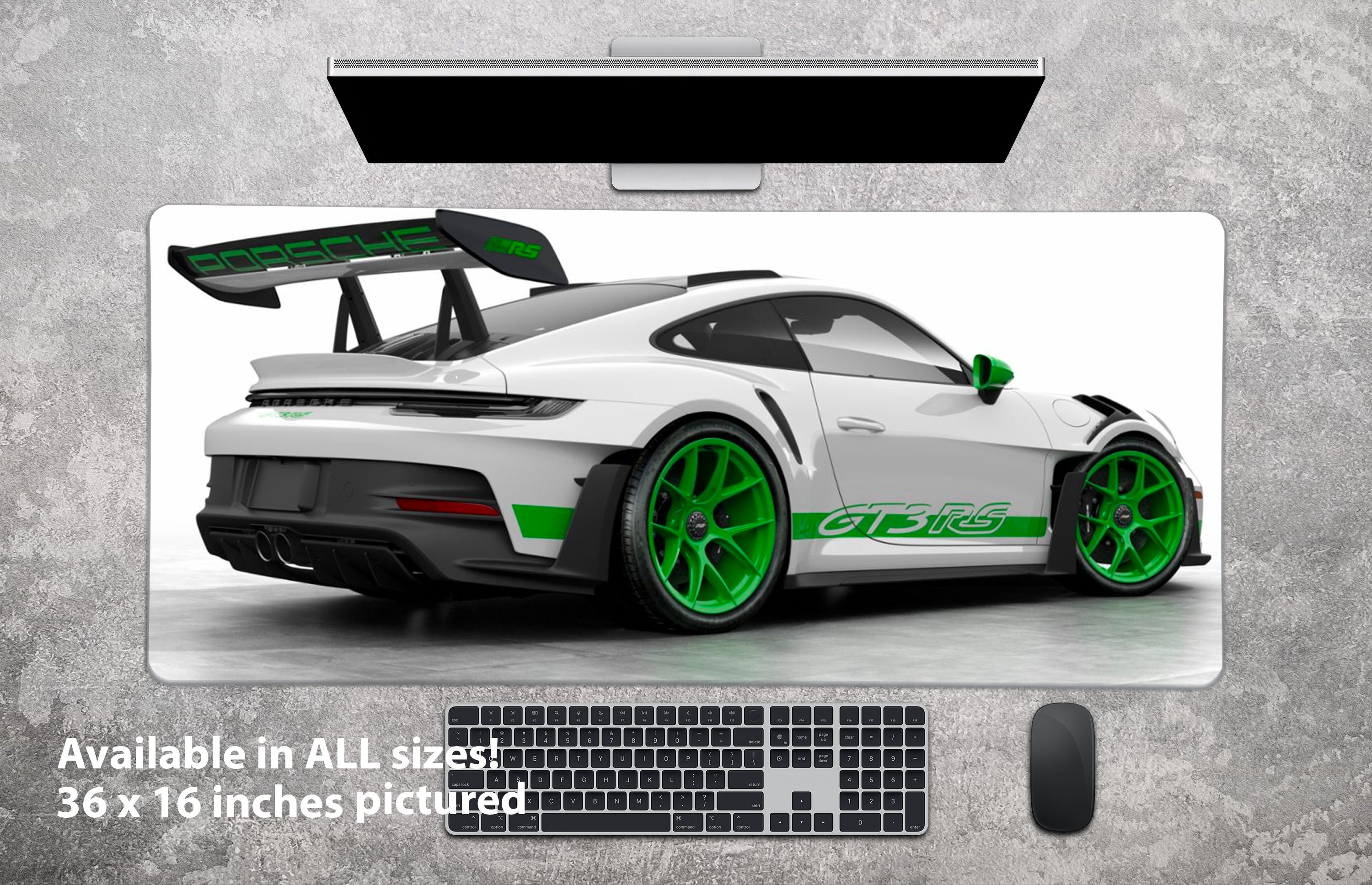 Gaming Mouse Pad Porsche Art Car Lover Gift Gaming Large Mousepad ...