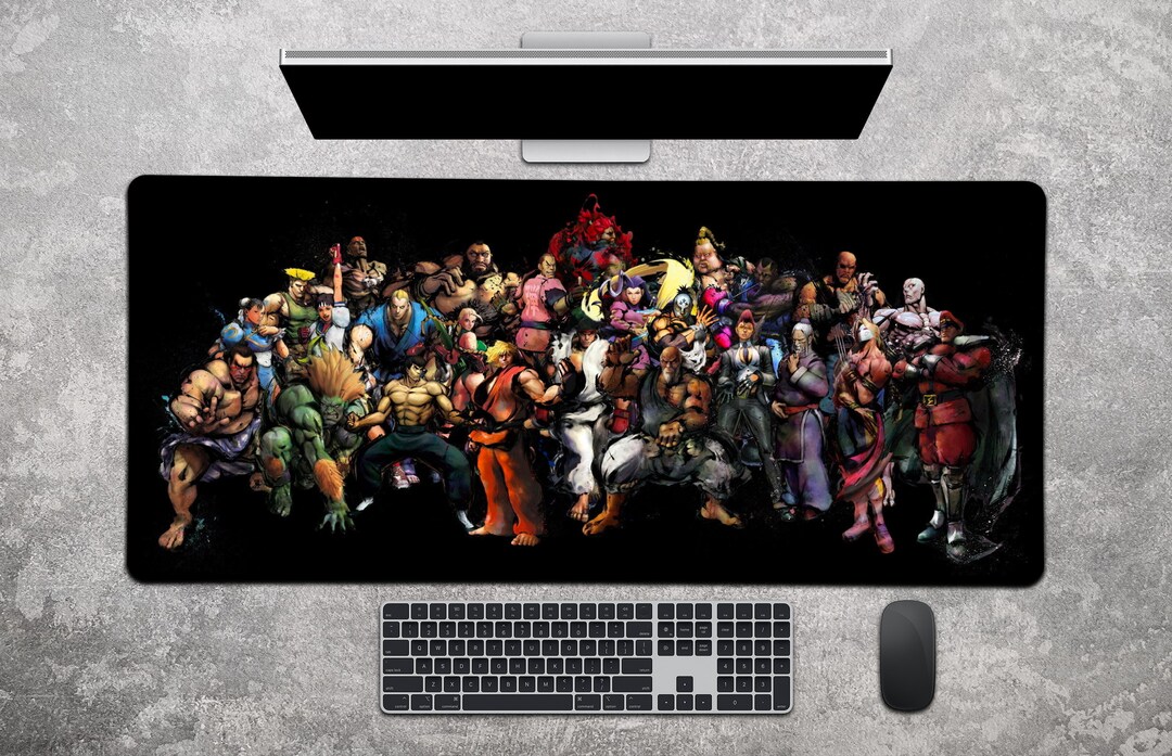 Gaming Mouse Pad Street Fighter Mousepad Anime Gaming Large Mousepad ...