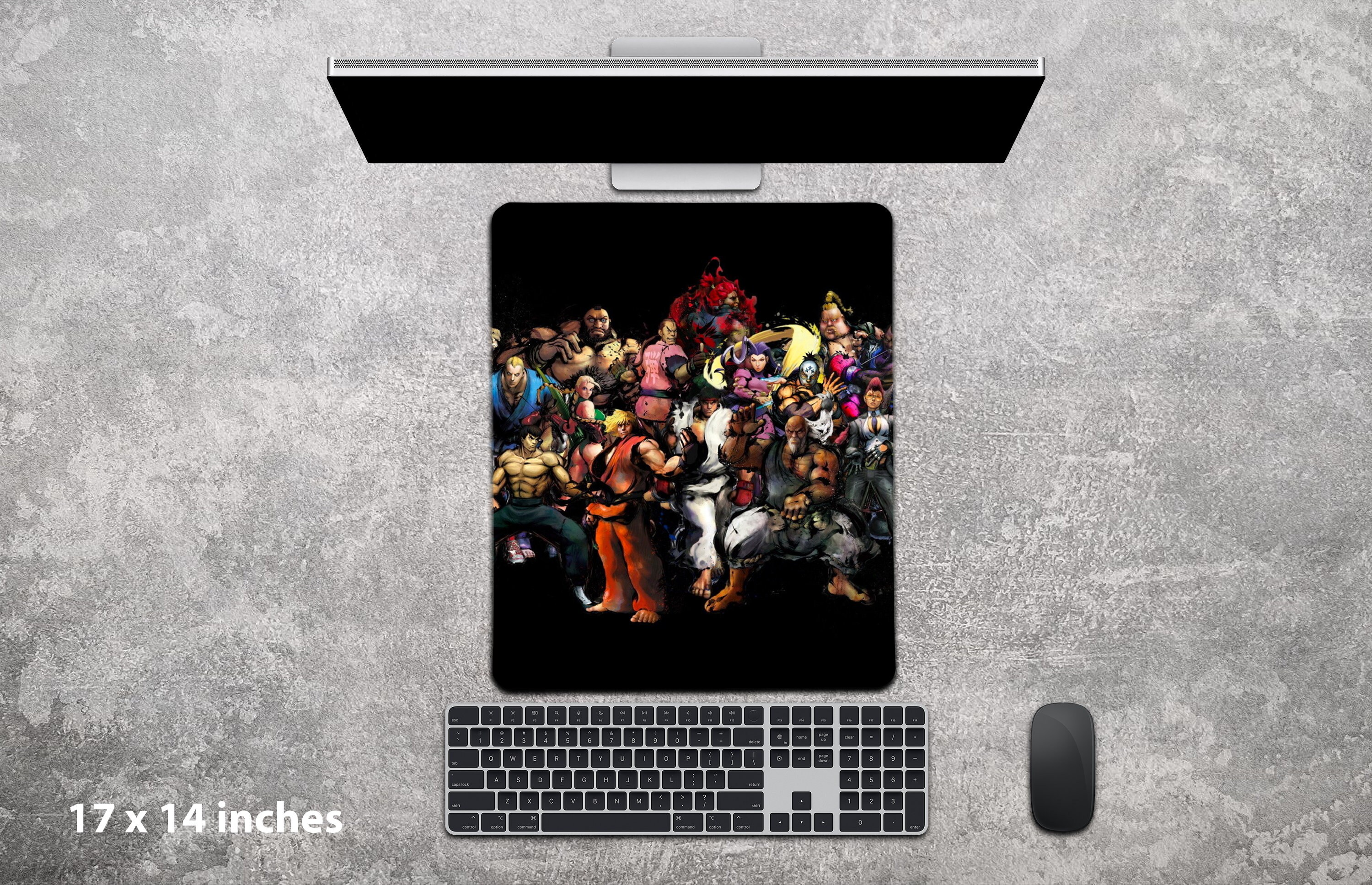 Gaming Mouse Pad Street Fighter Mousepad Anime Gaming Large Mousepad ...