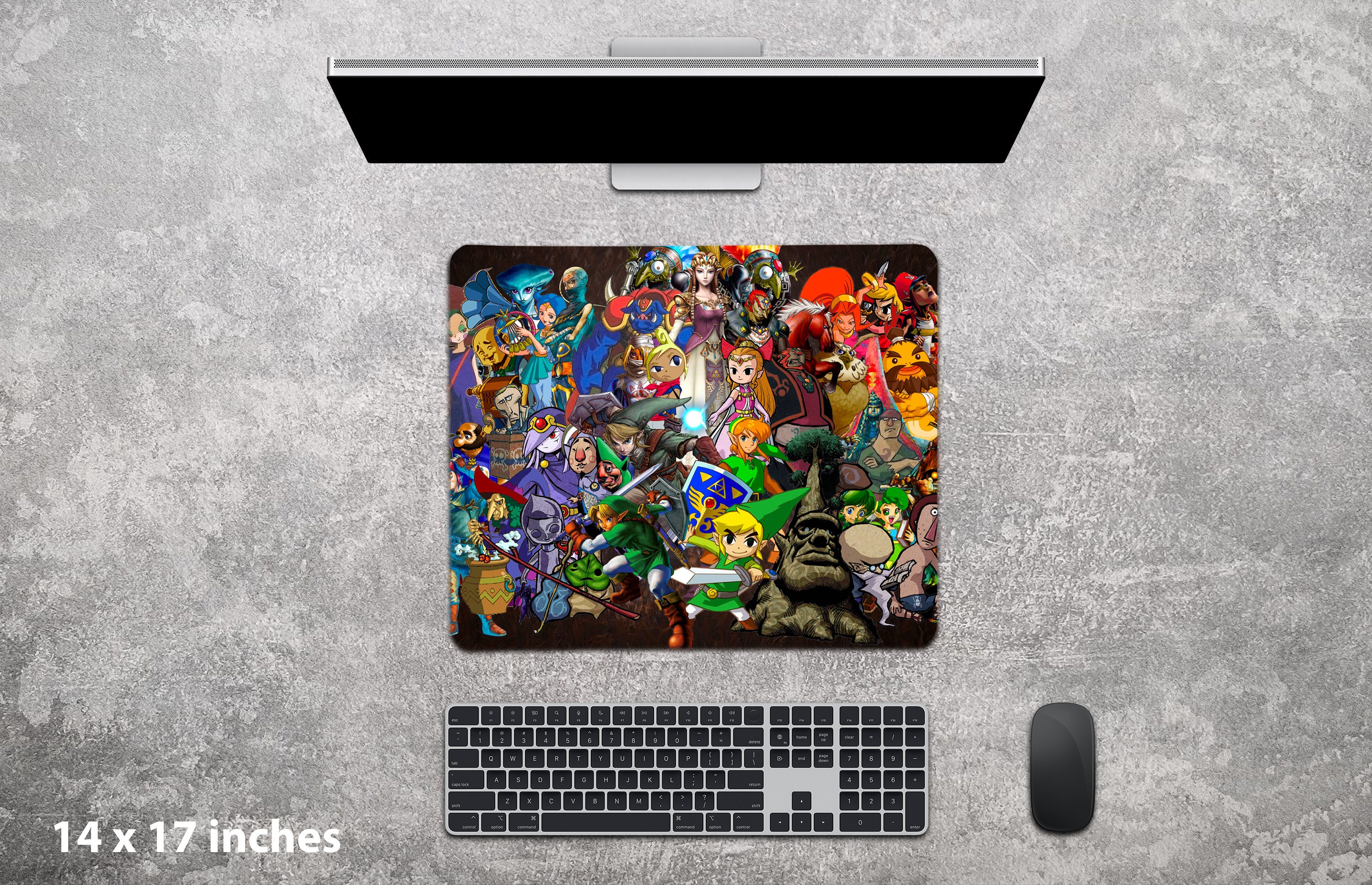 Gaming Mouse Pad Legend of Zelda Decor Gaming Large Mousepad Gaming ...