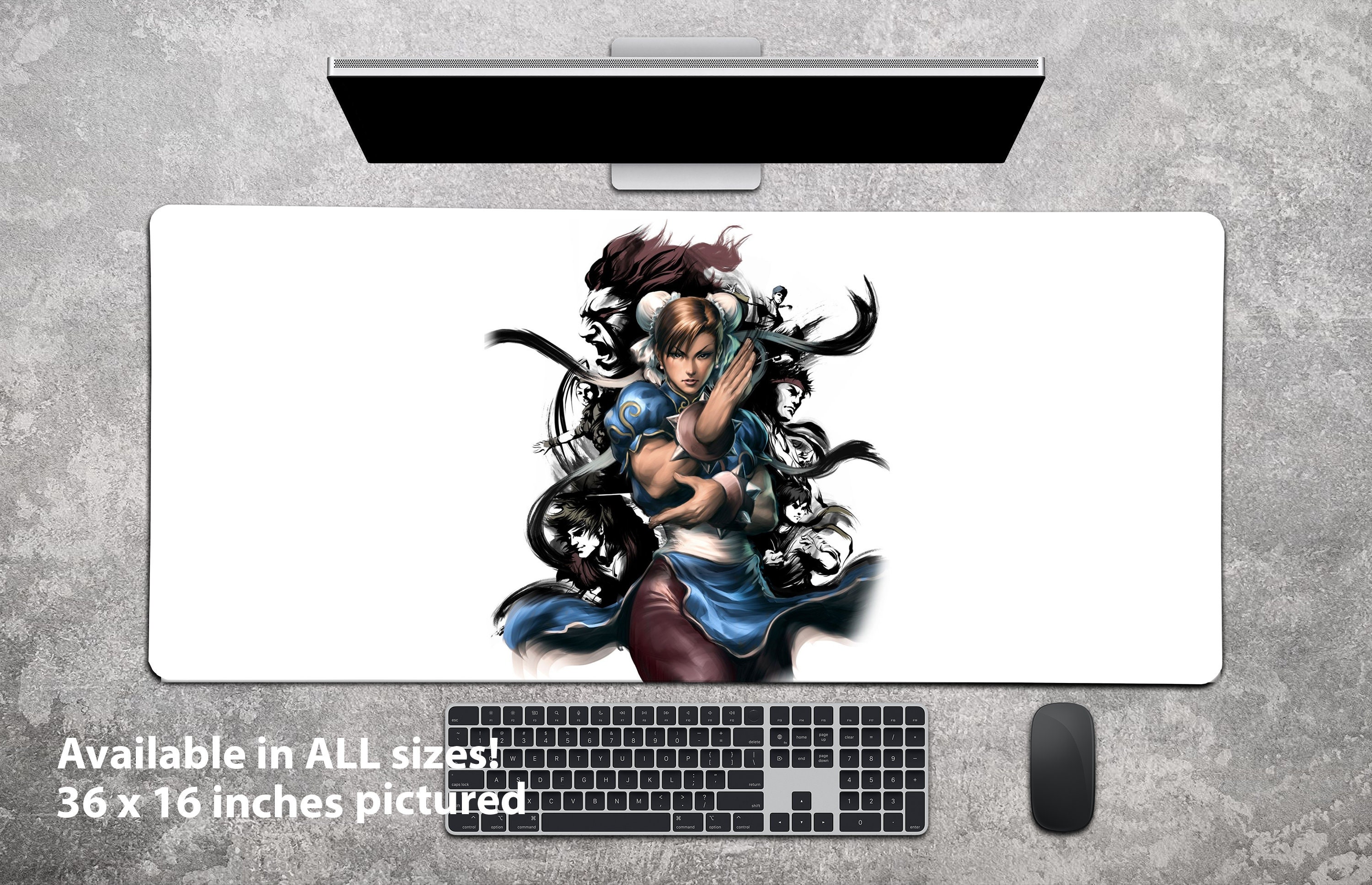 Gaming Mouse Pad Street Fighter Mousepad Anime Gaming Large Mousepad ...