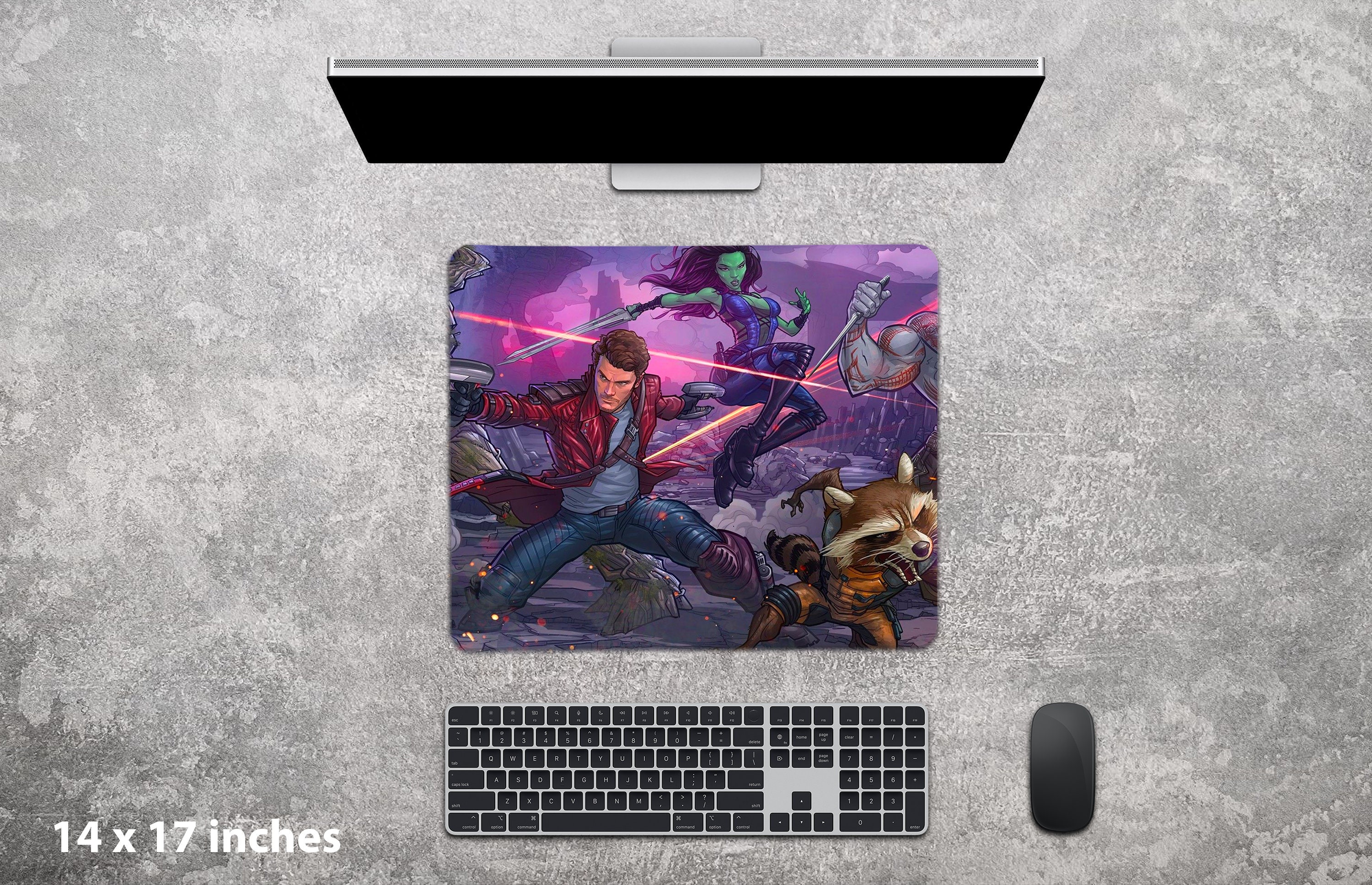 Gaming Mouse Pad Guardians of the Galaxy Decor Marvel Gaming Mousepad ...